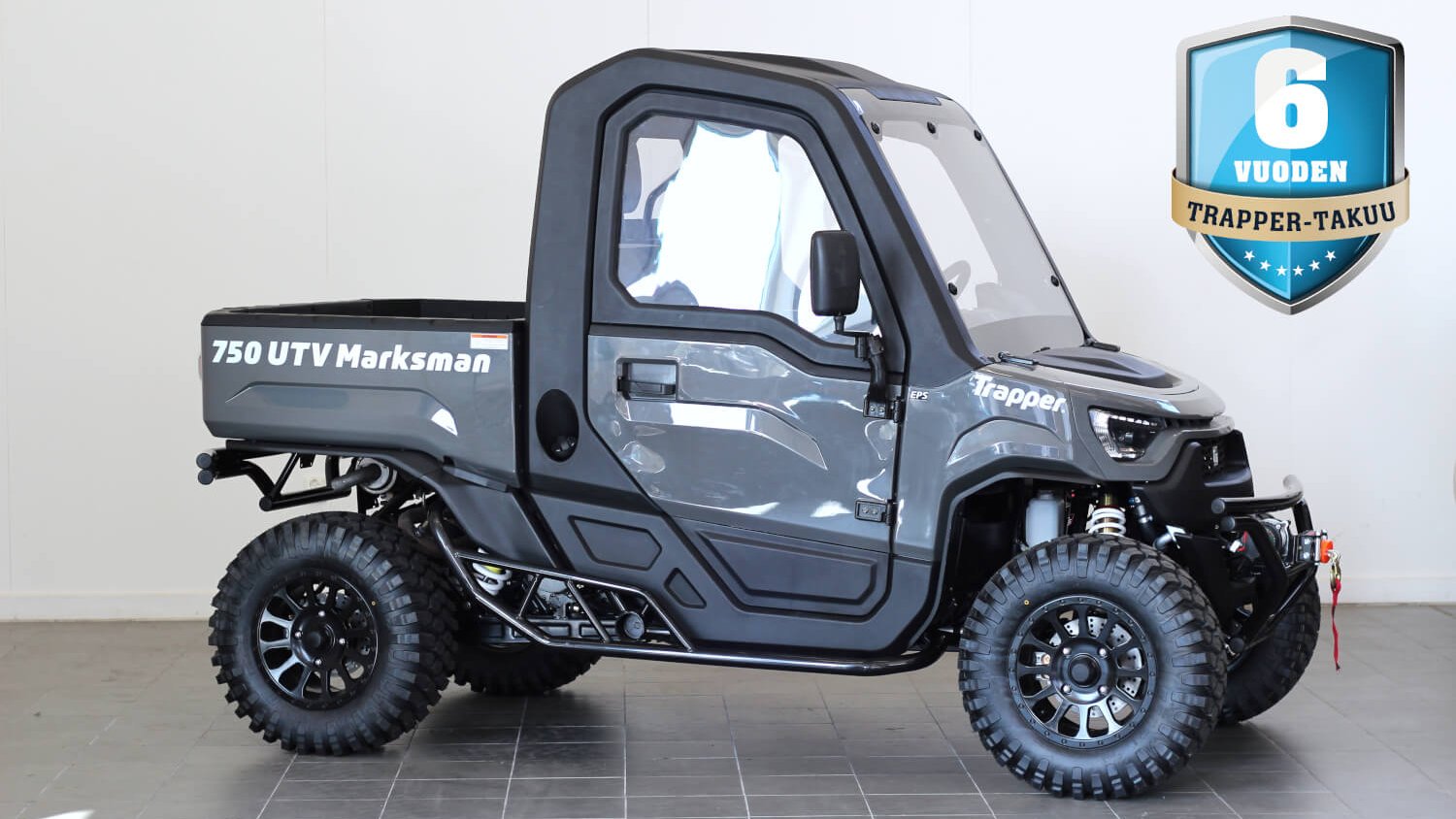 TRAPPER 750 UTV T1B EPS MARKSMAN LÄMPÖHYTILLÄ JA LÄMMITYSLAITTEELLA ...